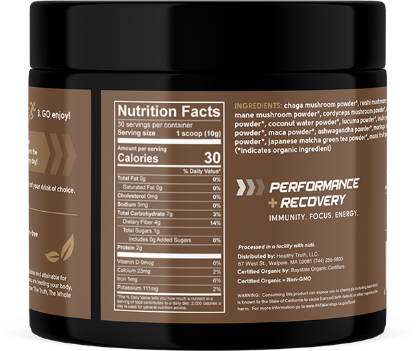 GO Shrooms Powder, bulk (oz) – Good Health Herbs