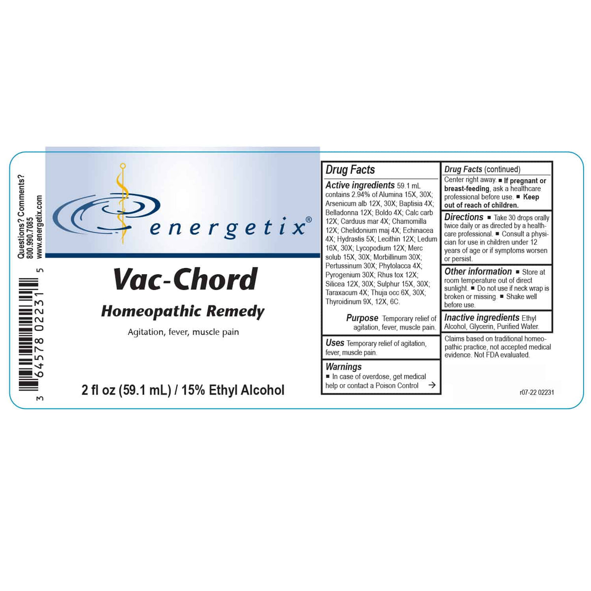 Vac-Chord – Good Health Herbs